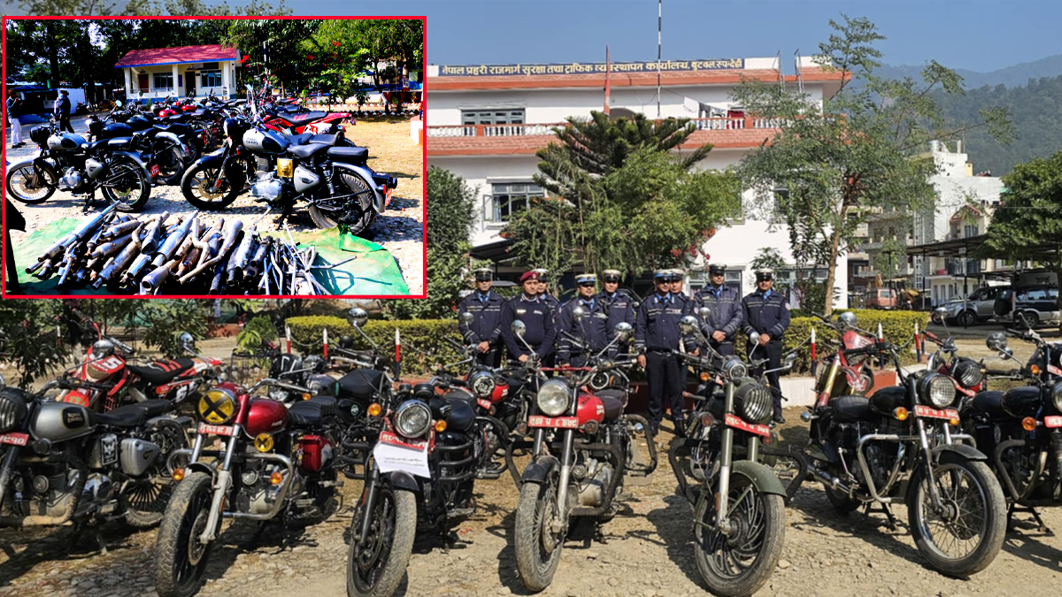 नागरिक तर्साउने बाईक चालक कारवाहीमा - Tilottamacitynews